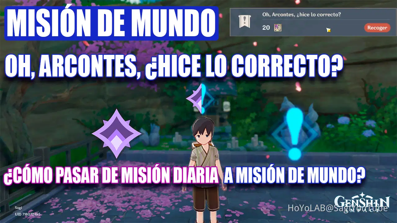Oh, Arcontes, ¿Hice lo correcto? Misión de Mundo. Genshin Impact | HoYoLAB