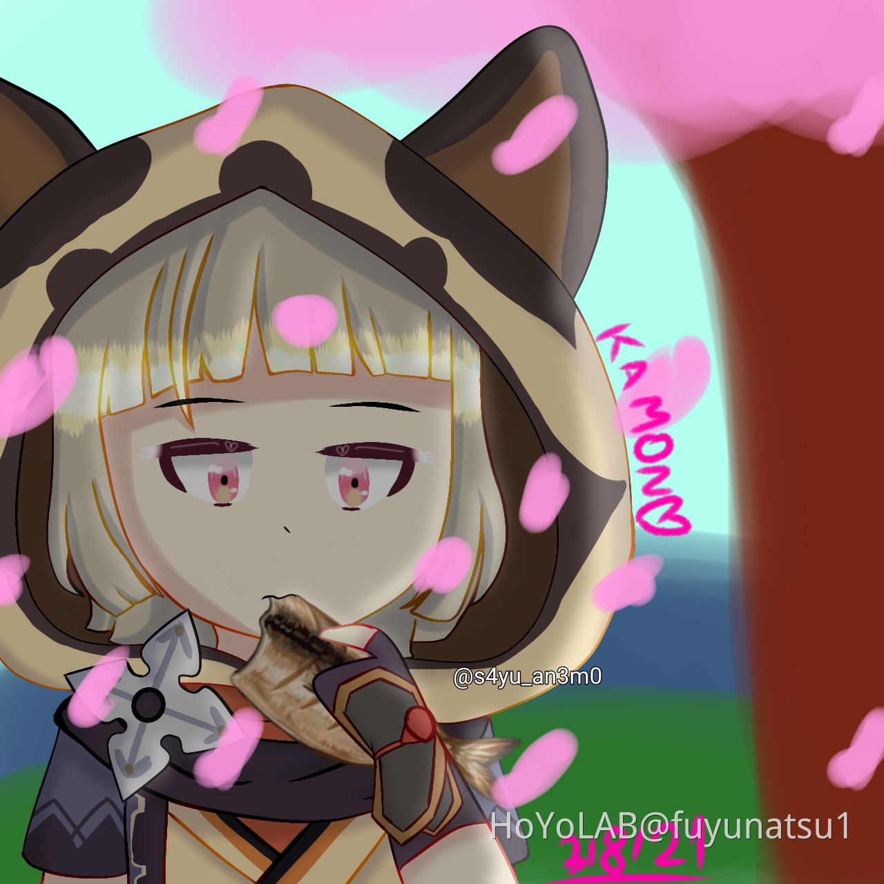 sayu art Genshin Impact | HoYoLAB