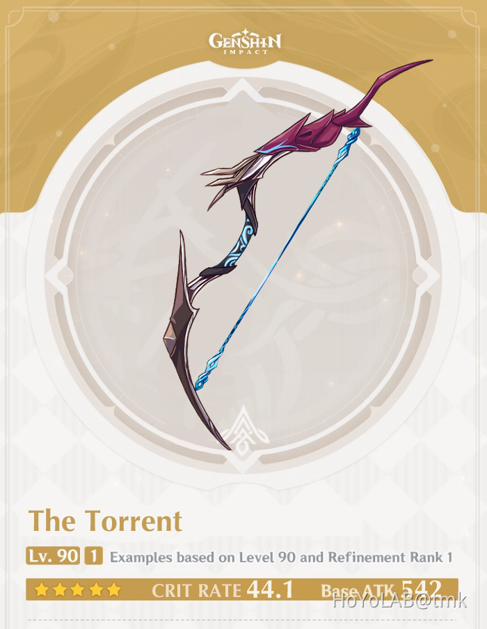 Childe Bow 【The Torrent】 Genshin Impact | HoYoLAB