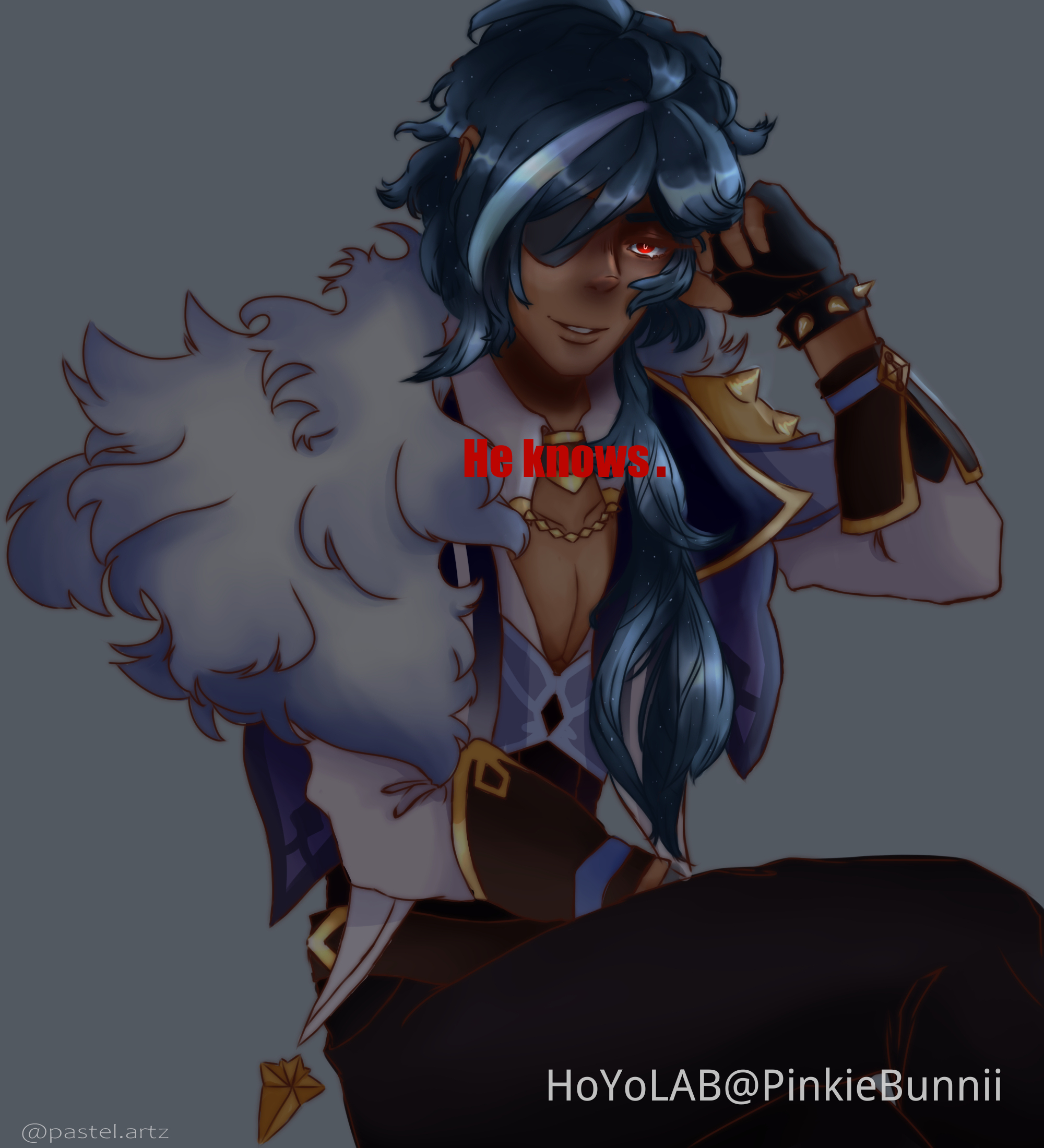 (swipe for evil Kaeya >:) ) My Kaeya Art! - miHoYo Player Community