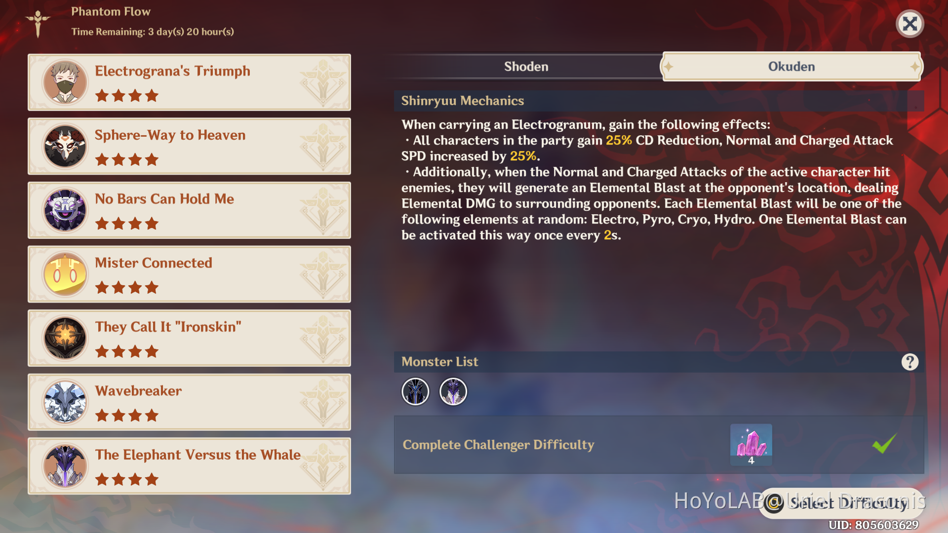 Phantom flow all clear! Genshin Impact | HoYoLAB
