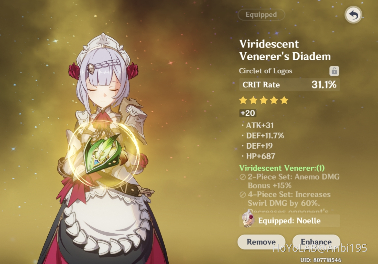 CRate with full Def Genshin Impact | HoYoLAB