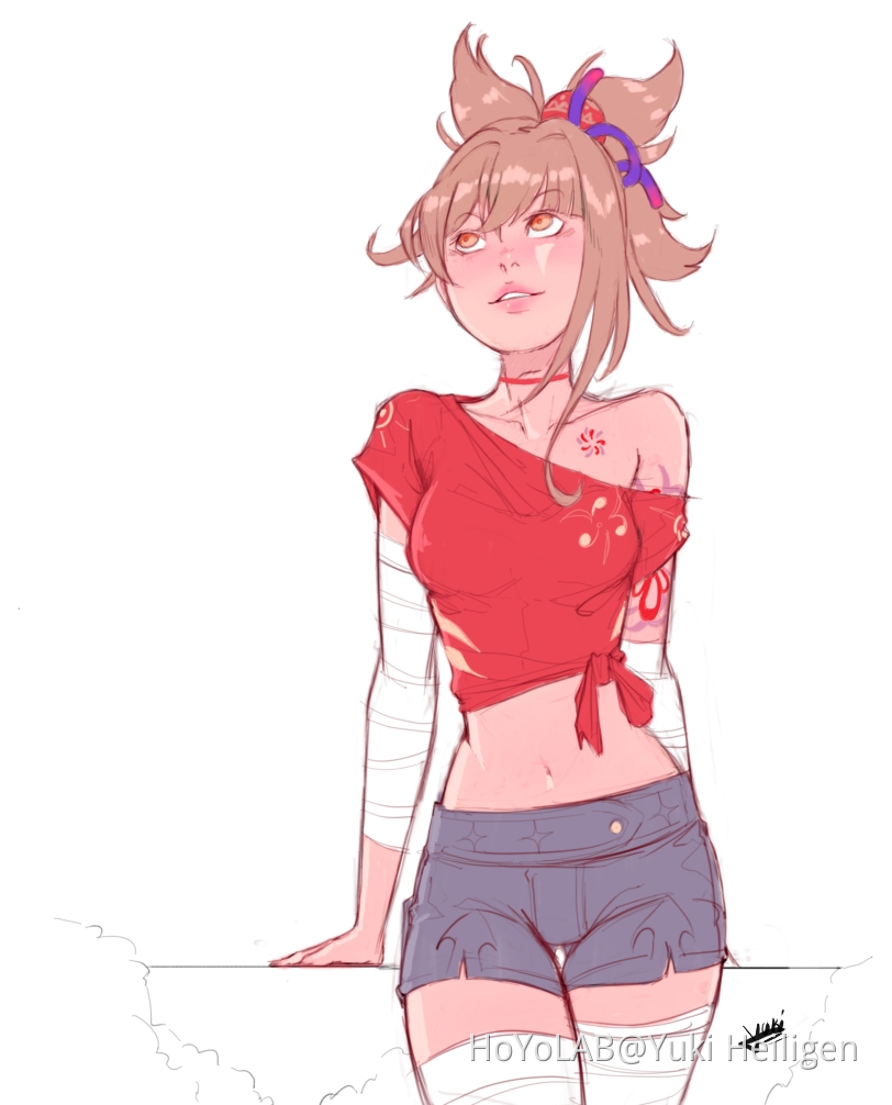 Yoimya sketch Genshin Impact | HoYoLAB