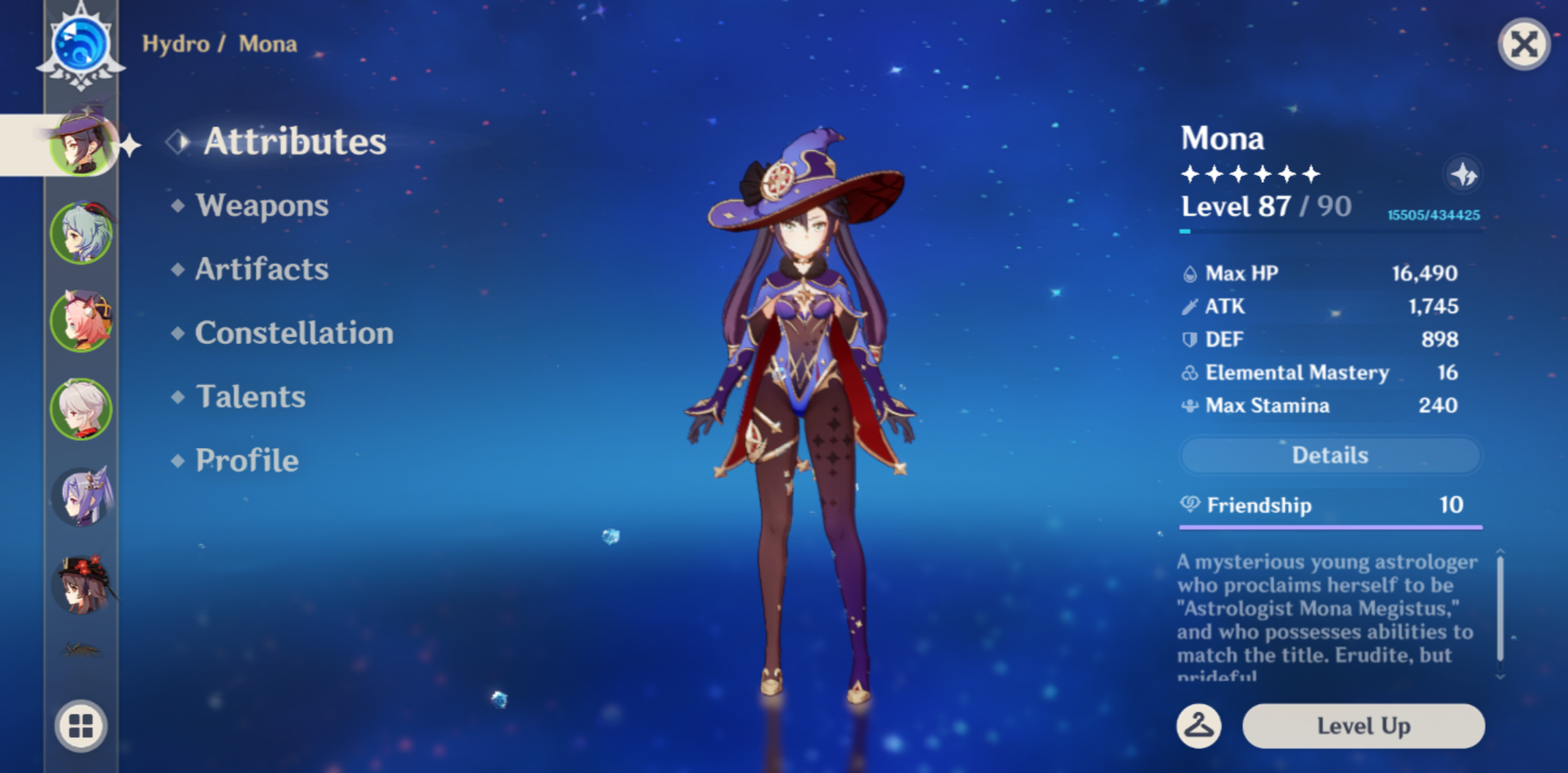 Rate my mona [DPS] Genshin Impact | HoYoLAB