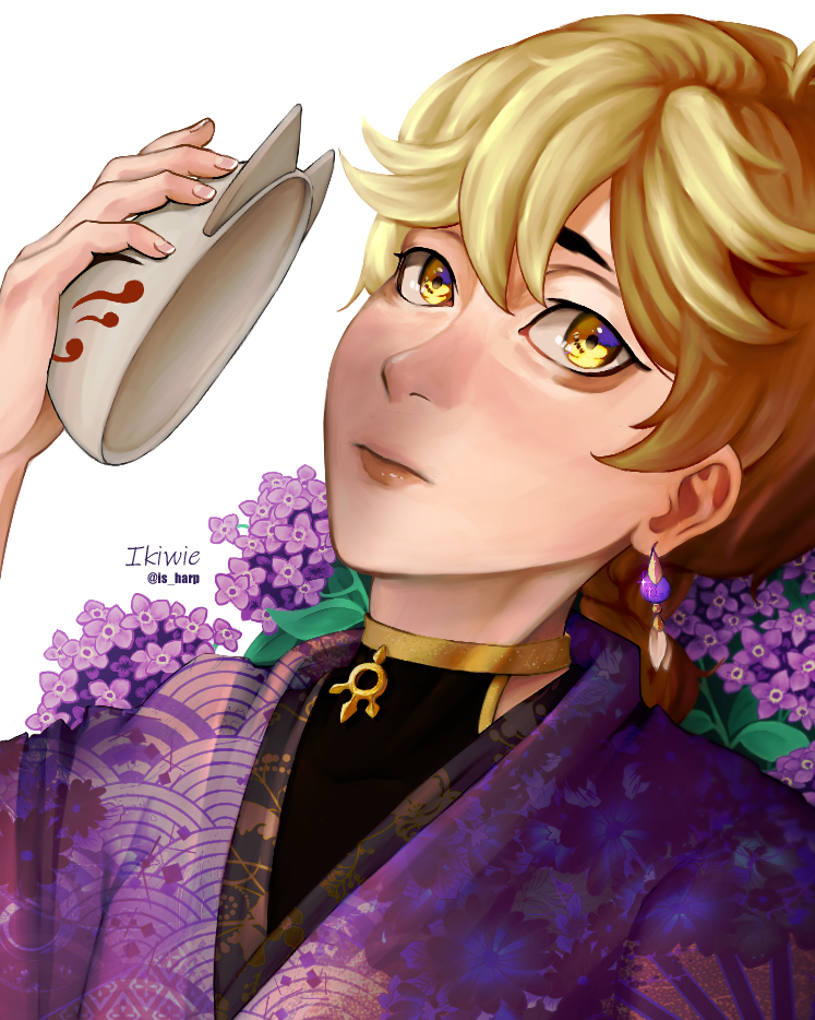 [Fanart] Aether in Inazuma style | Genshin Impact | HoYoLAB