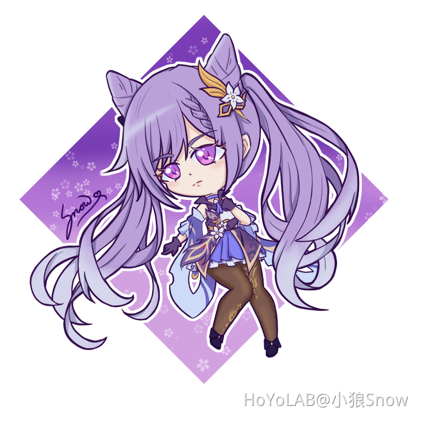 Keqing Chibi~ Genshin Impact | HoYoLAB