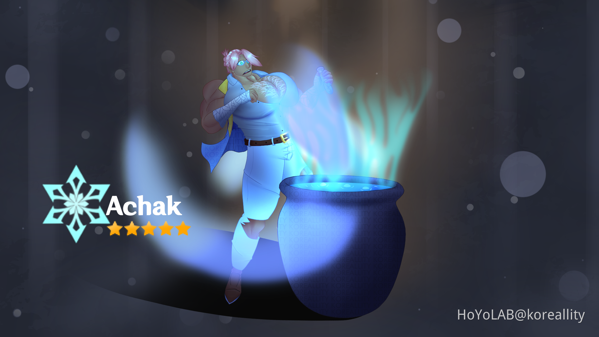 [Genshin Impact OC] Cryo Catalyst - Achak Genshin Impact | HoYoLAB