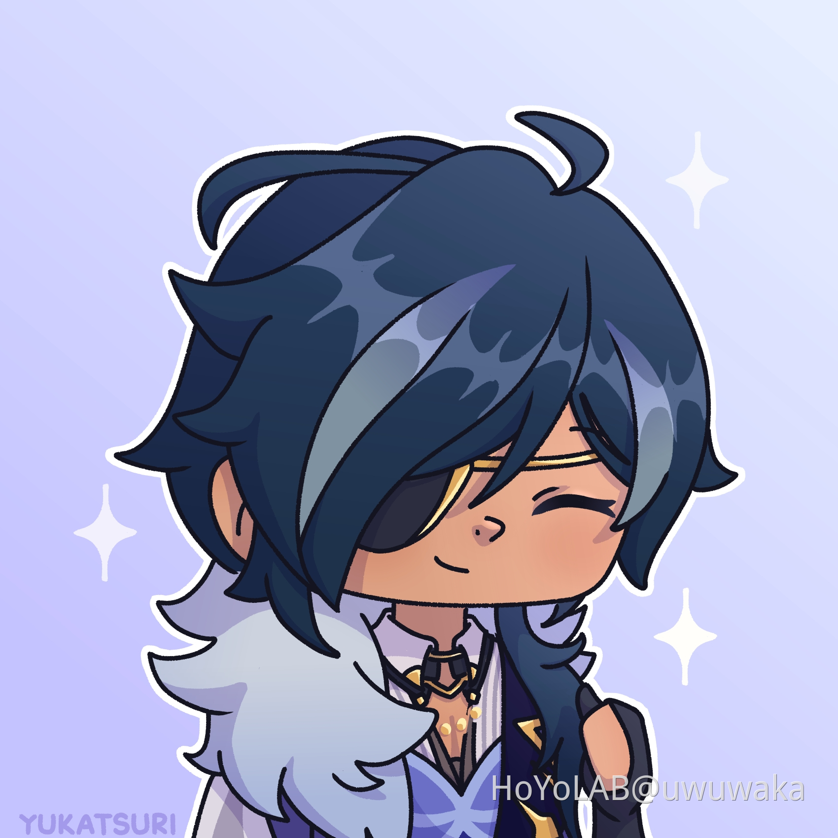 Kaeya Chibi Redraw !!! Genshin Impact | HoYoLAB