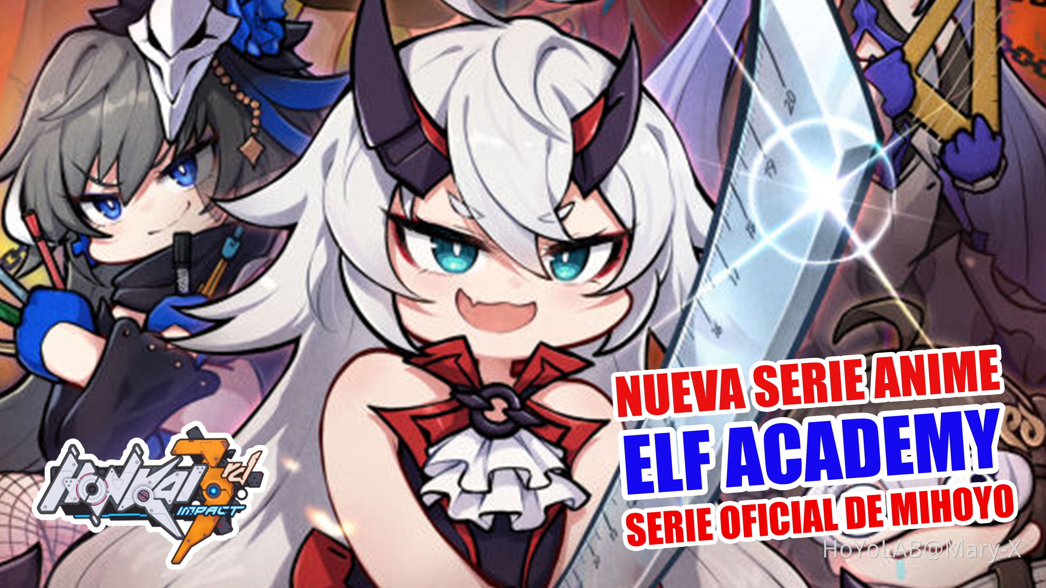 ELF ACADEMY | SUBTITULADO ESPAÑOL | SERIE ANIME COMPLETA Honkai Impact ...