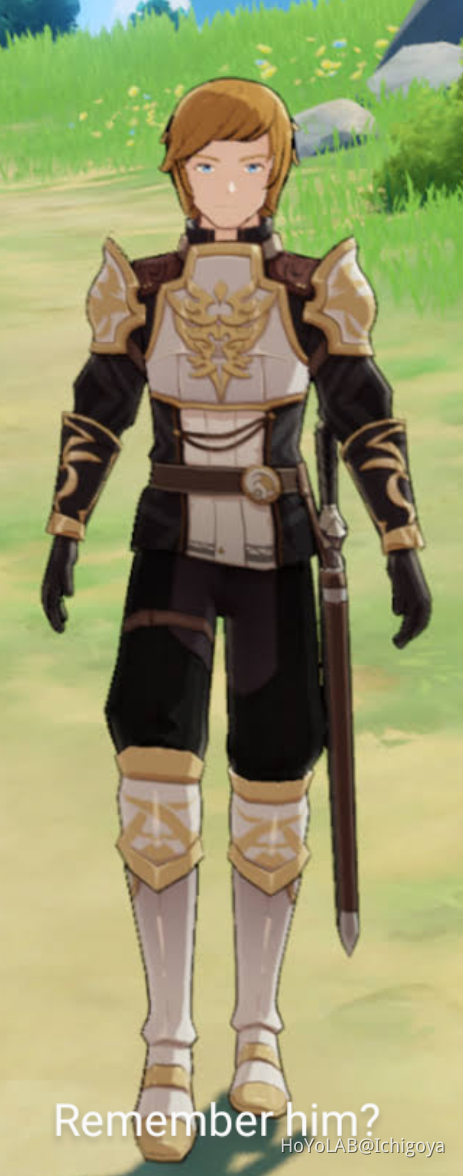 Harry, the Knight of Favonius... Genshin Impact | HoYoLAB