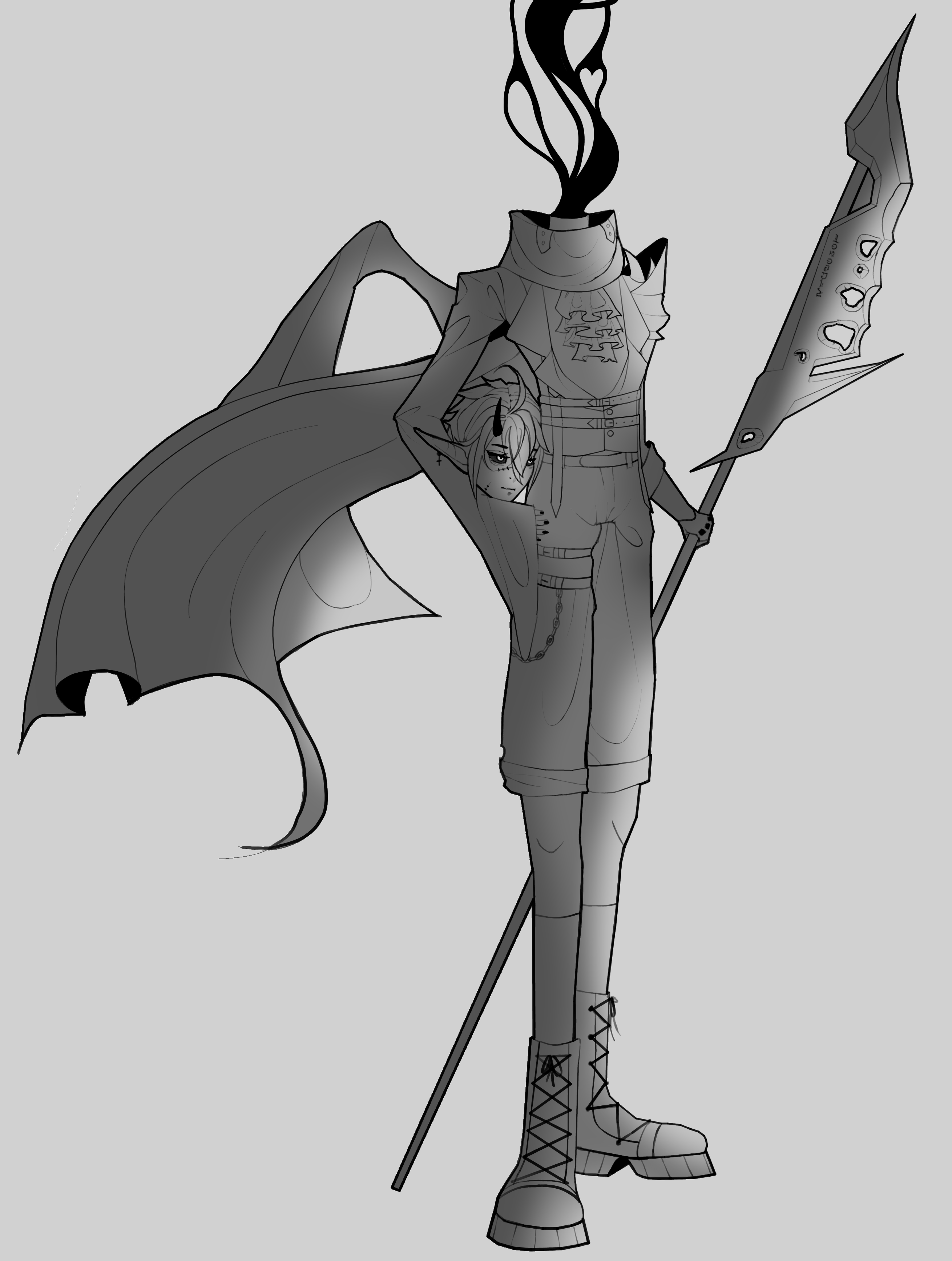 Dullahan OC artwork * WORK IN PROGRESS.* - miHoYo Player Community