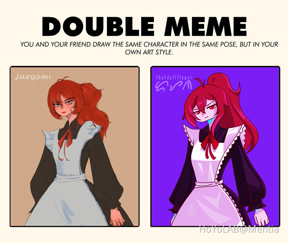 I did the double meme with a friend! Genshin Impact | HoYoLAB