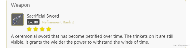 ahh yes the sacrificial sword Genshin Impact | HoYoLAB