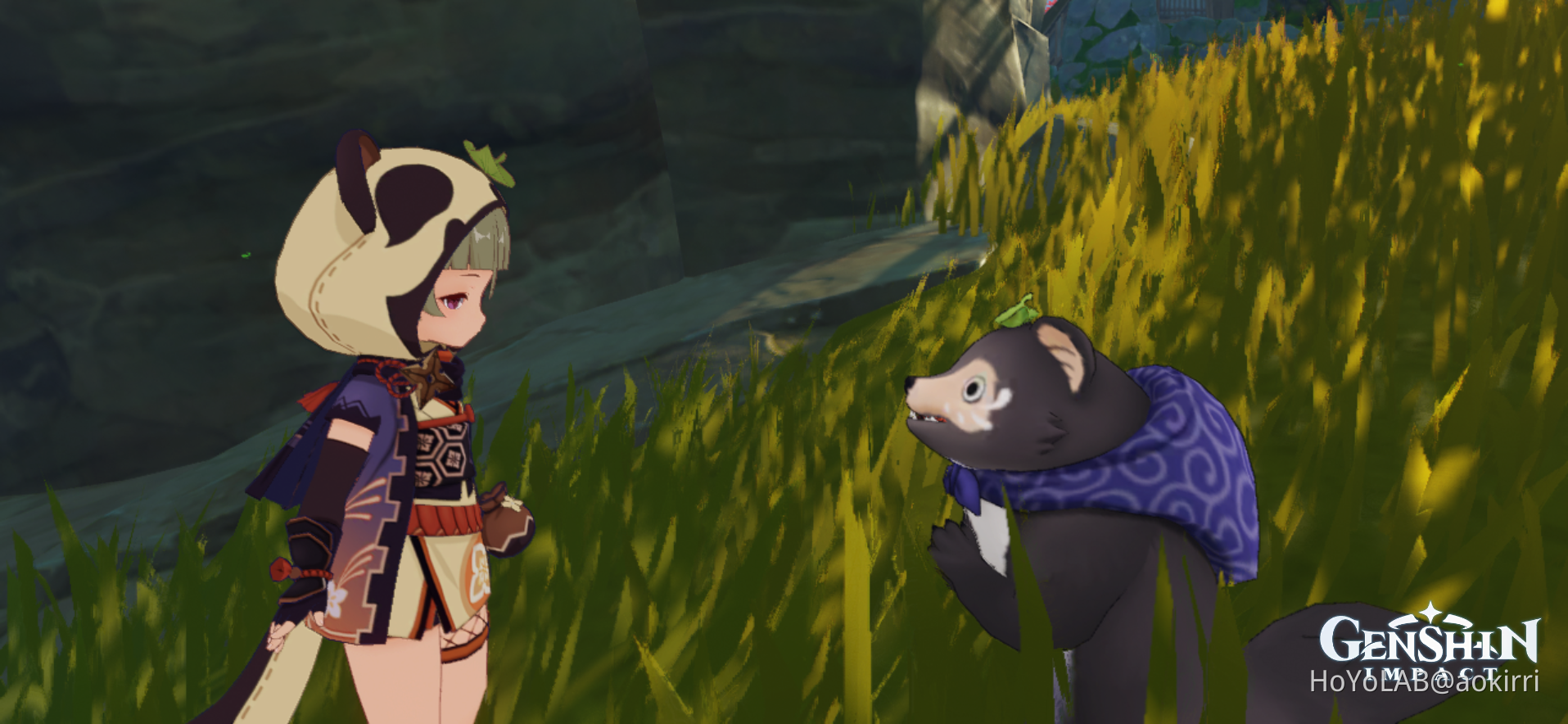 Cute Sayu and Tanuki 🍃 Genshin Impact | HoYoLAB