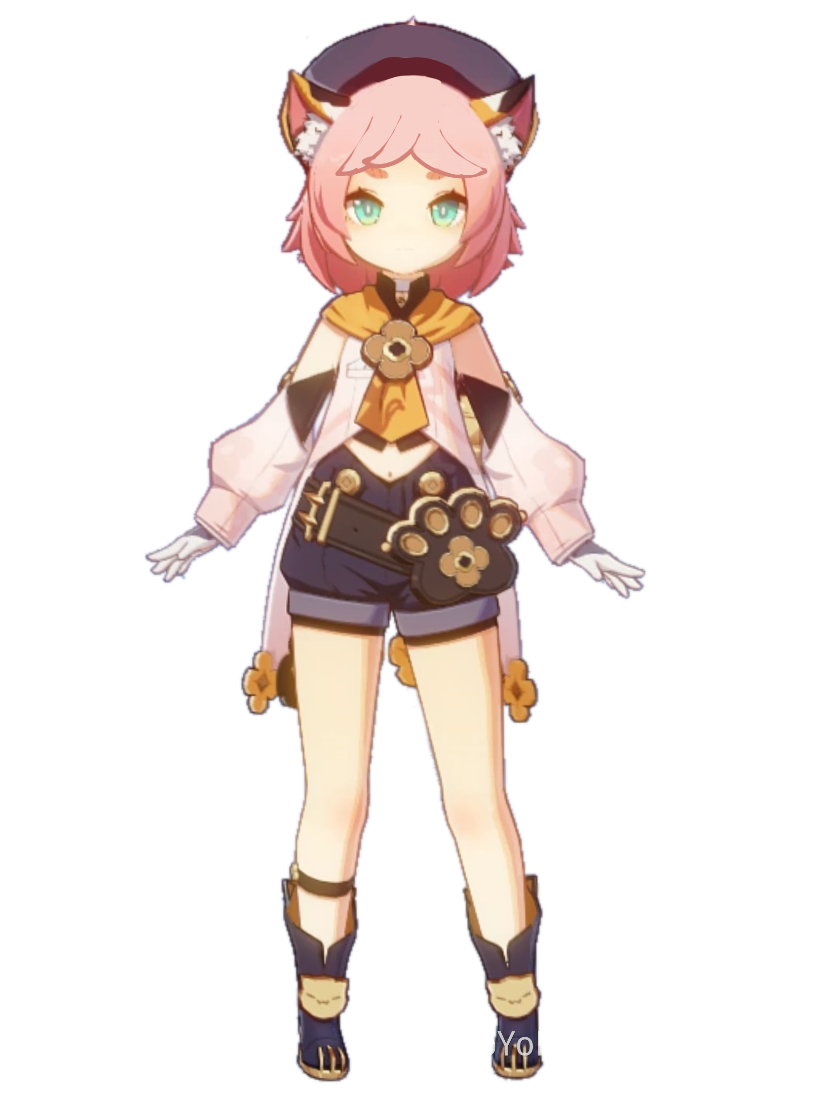 Diona with her hair down (sorry it’s bad) Genshin Impact | HoYoLAB