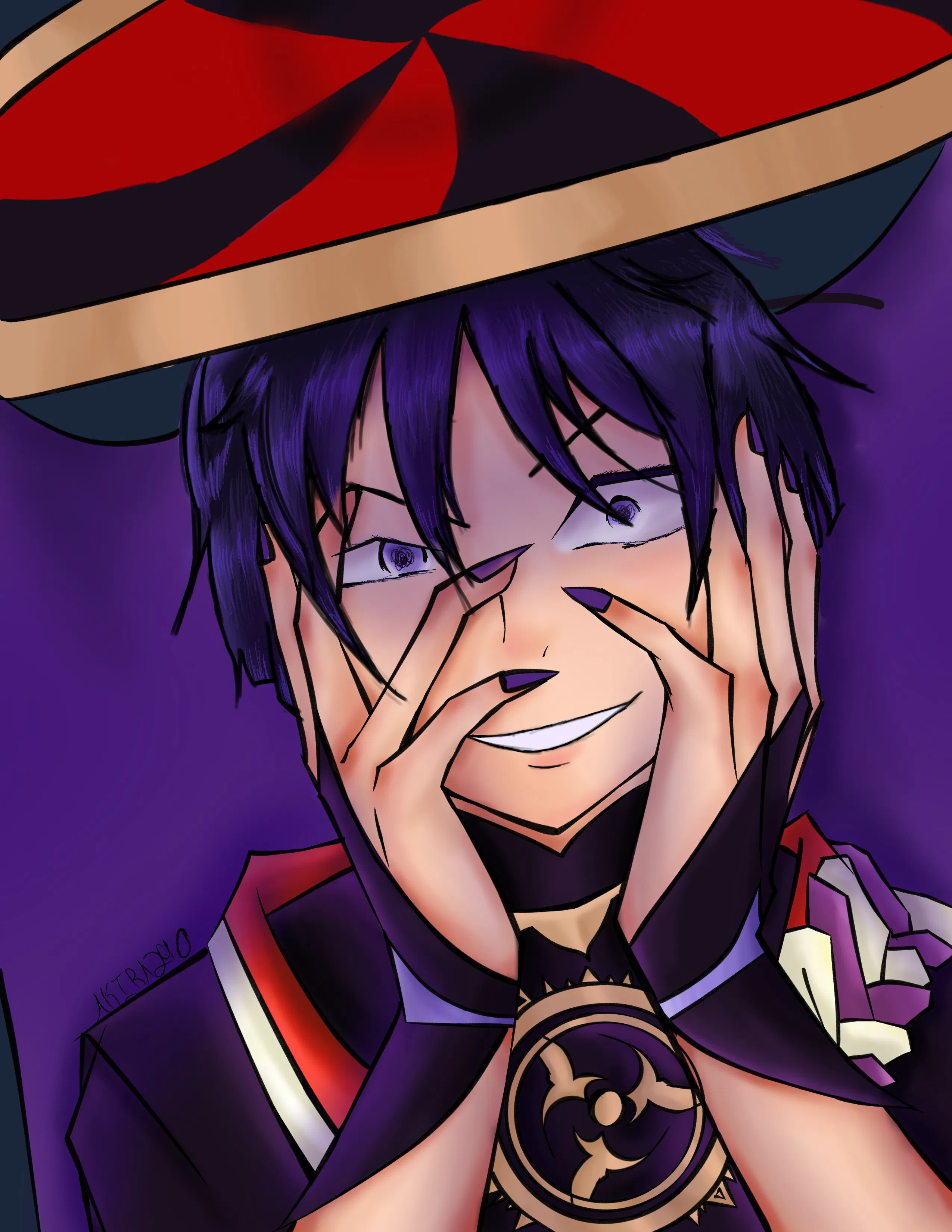 Tried To Draw Scaramouche! Genshin Impact | HoYoLAB