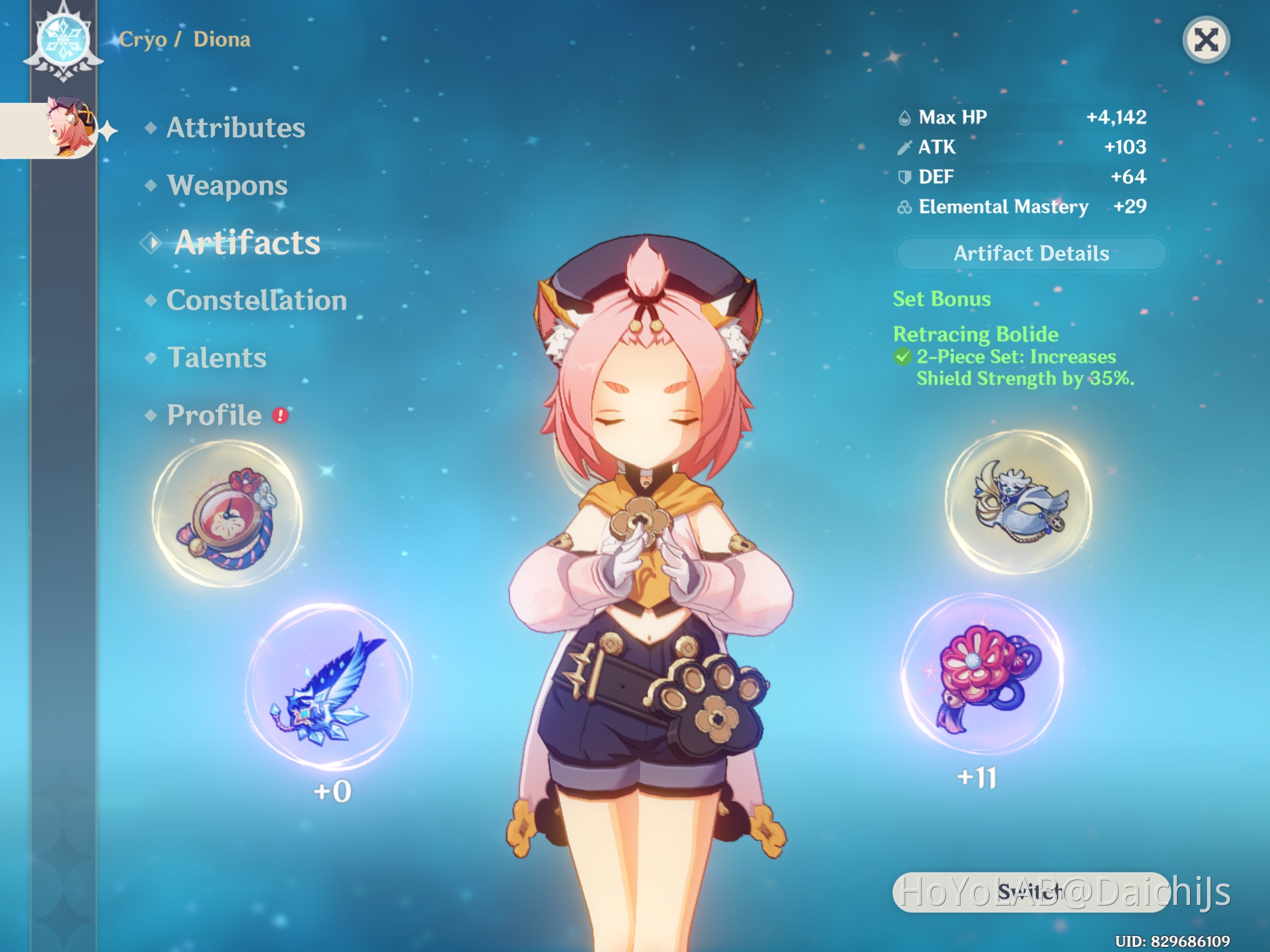 Need help Diona build Genshin Impact | HoYoLAB