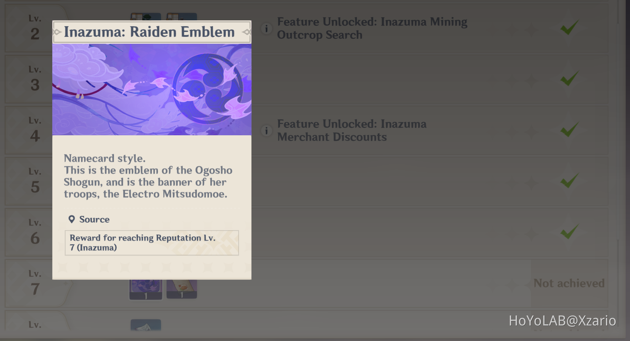 Inazuma: Raiden Emblem Genshin Impact | HoYoLAB