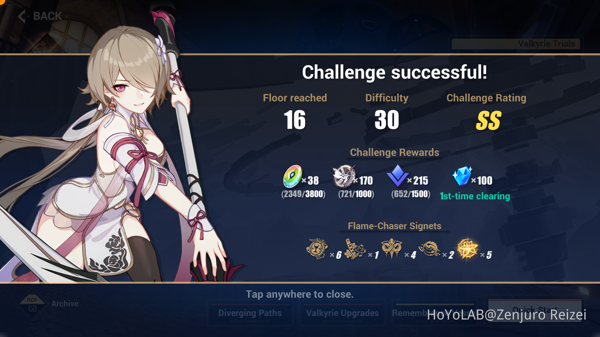 Elysian Realm Buff, Sigil, And Team For Argent Knight : Artemis Honkai Impact 3rd | HoYoLAB