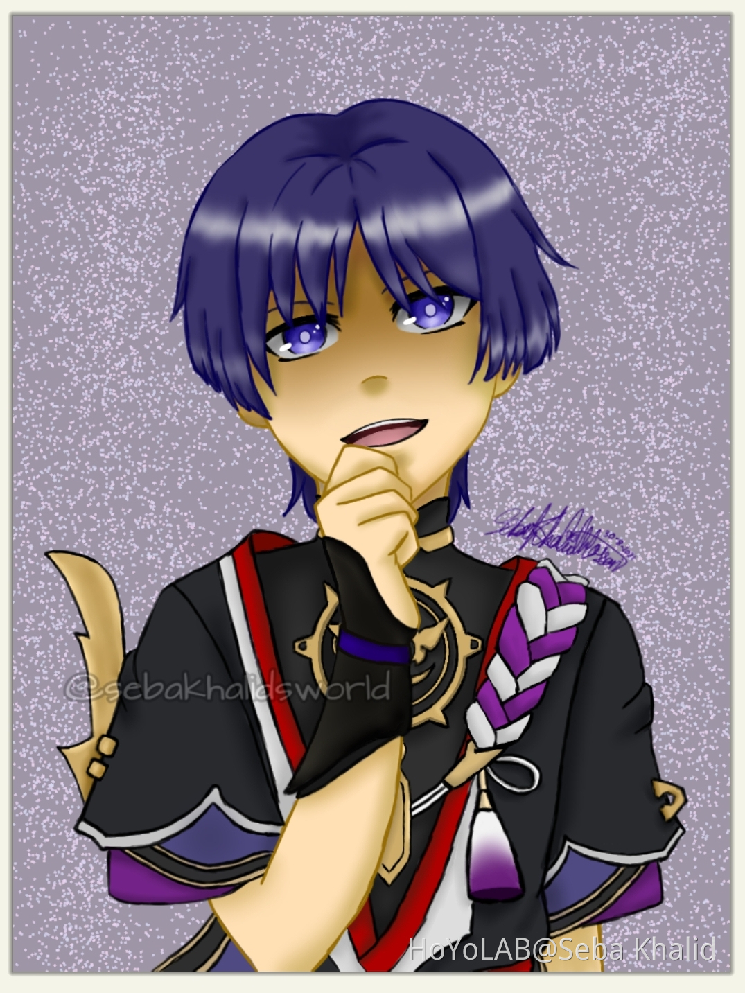 I drew Scaramouche! Genshin Impact | HoYoLAB