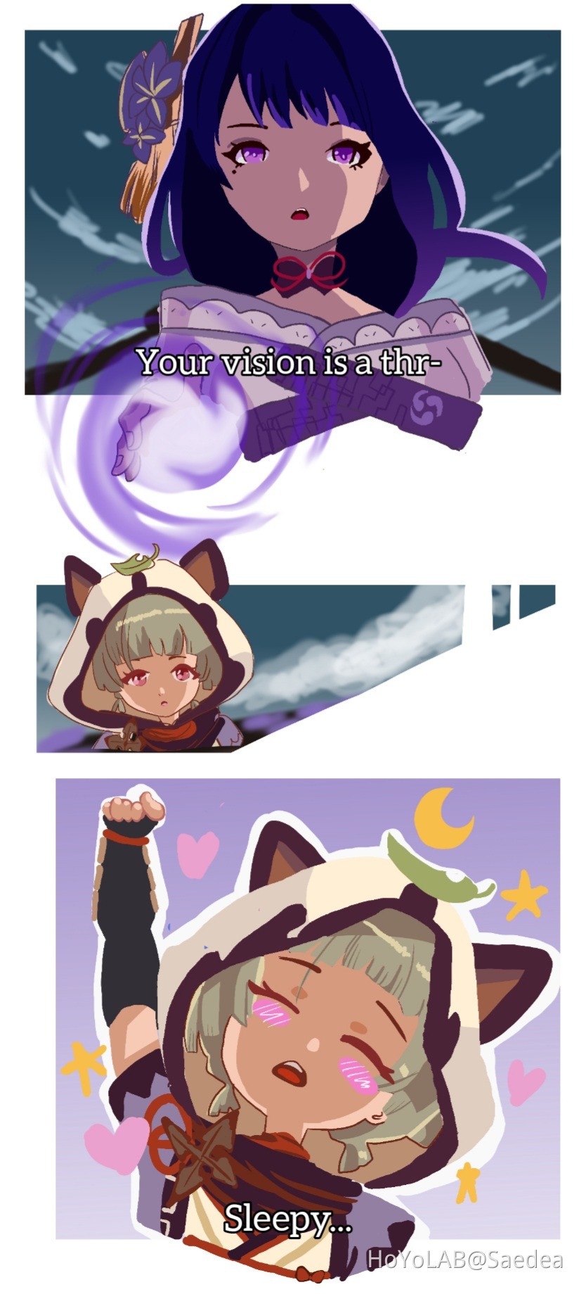 Baal's english VA likes Sayu Genshin Impact | HoYoLAB