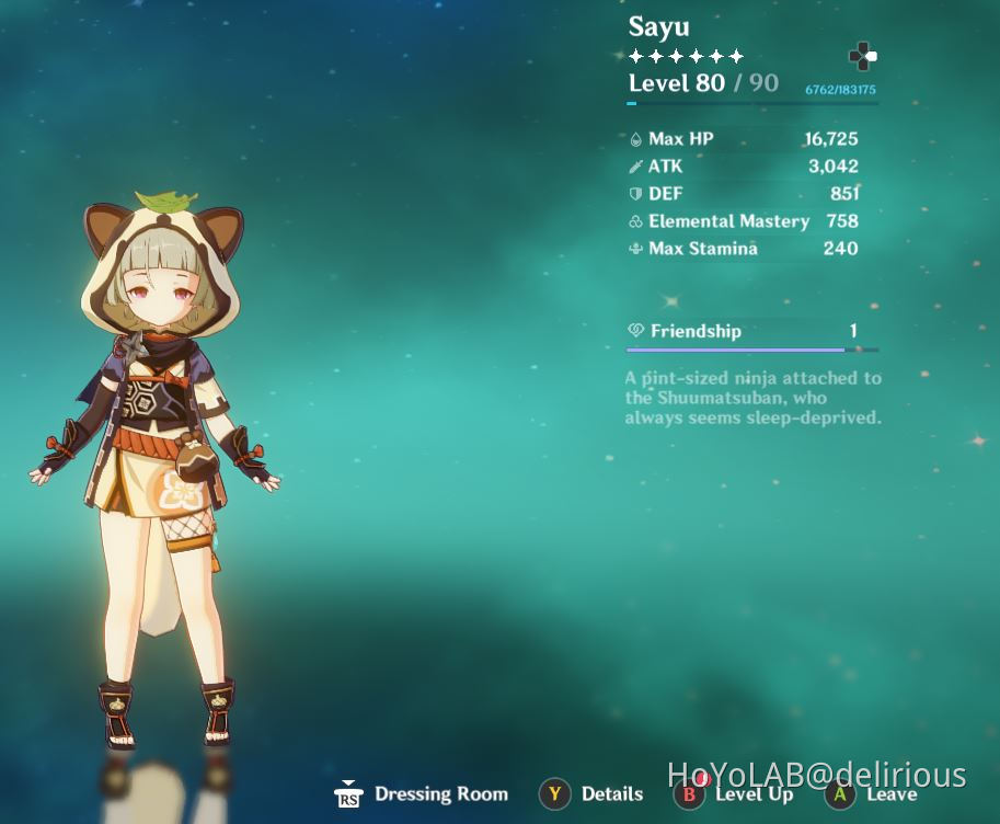 How's my Sayu Build? (Support & Healer) Genshin Impact | HoYoLAB