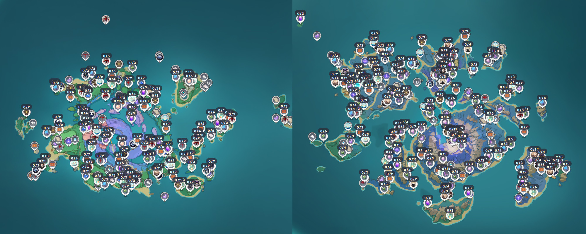 Our interactive map of Seirai and Sangonomiya is available ! Genshin ...