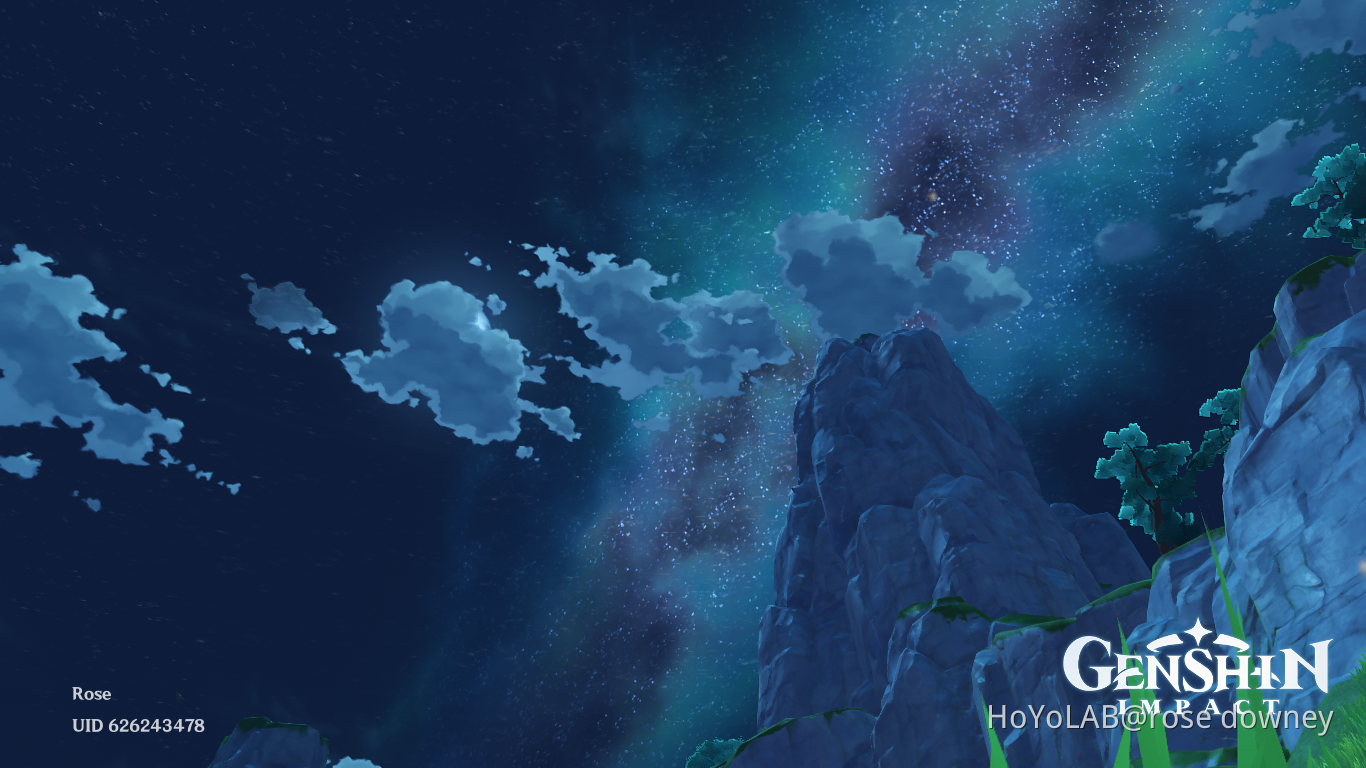 Night sky Genshin Impact | HoYoLAB