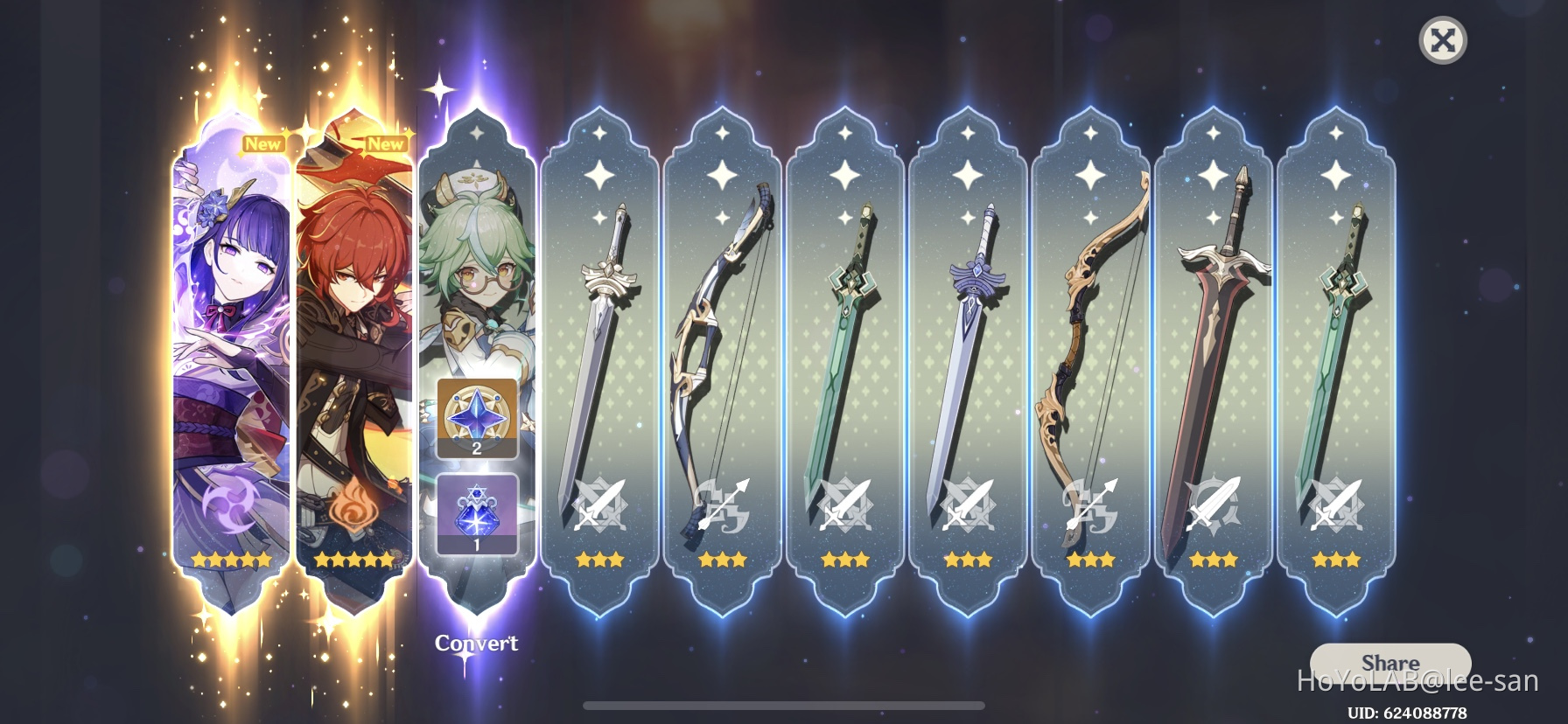 I won my 50/50 in the raiden shogun banner!!!! Genshin Impact | HoYoLAB