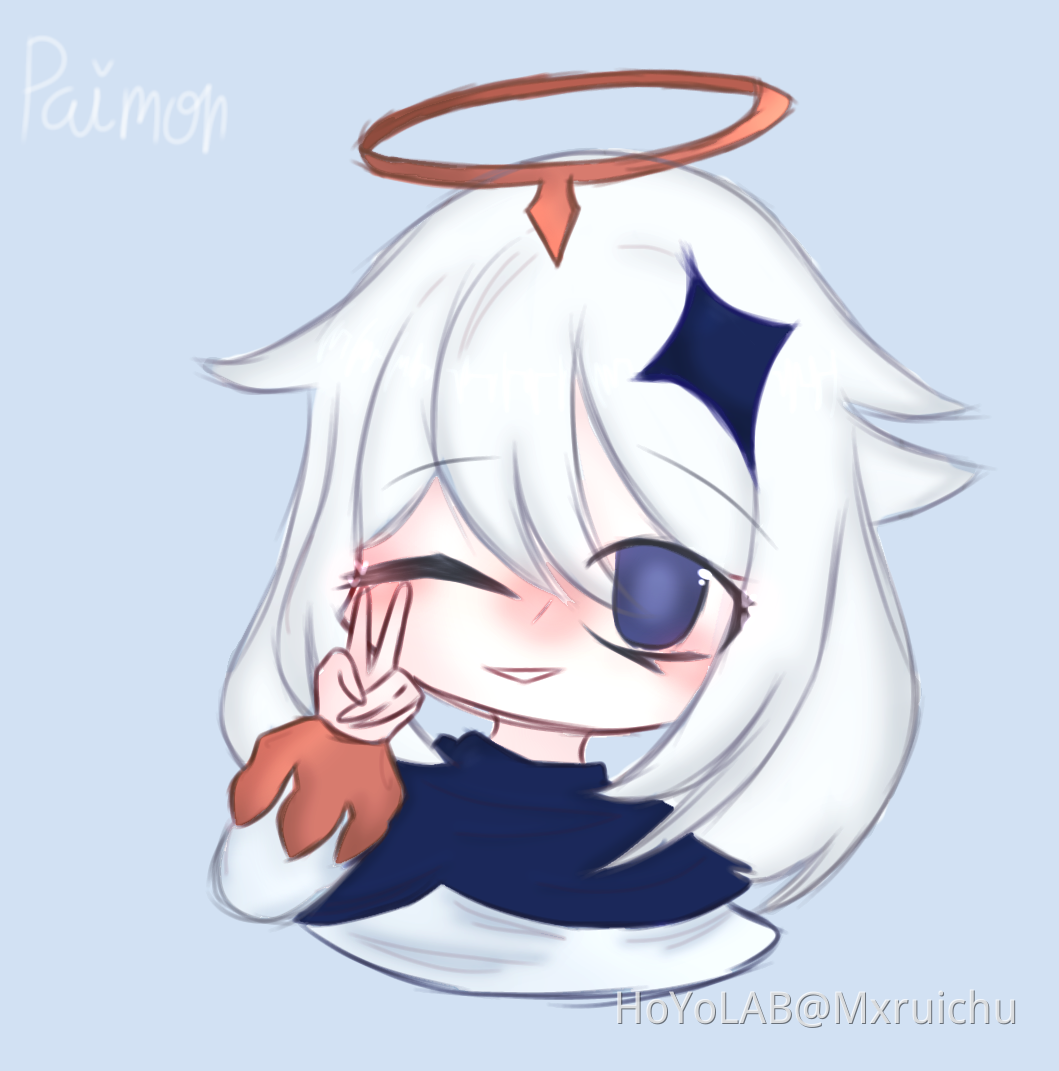 My attempt to draw Paimon Genshin Impact | HoYoLAB