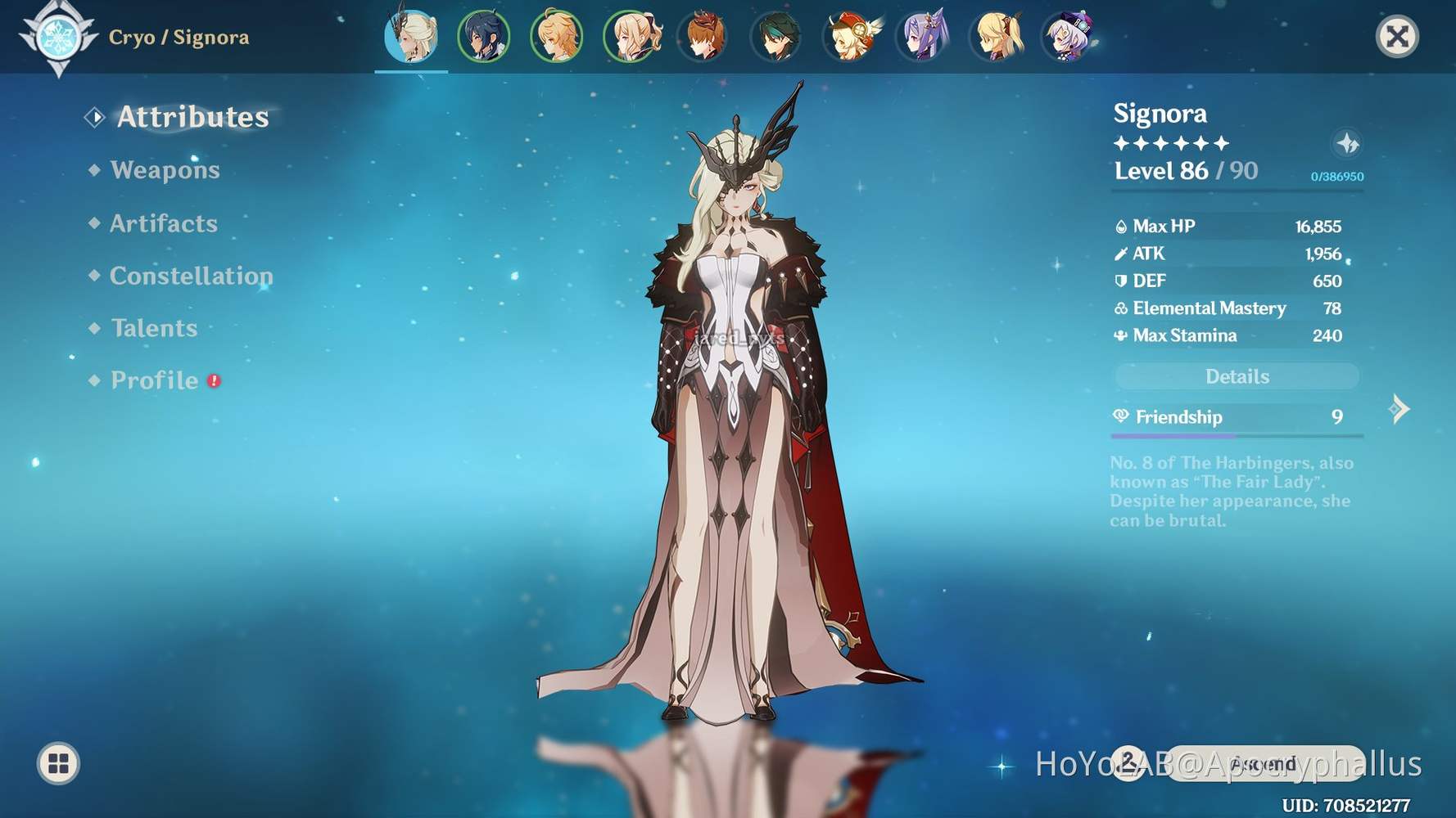 La Signora NOT being playable is such a huge loss of sales potential🤧 ...