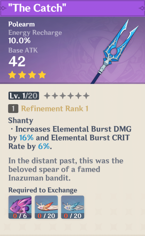 [Version 2.1] What You Need To R5 The Catch | Genshin Impact | HoYoLAB