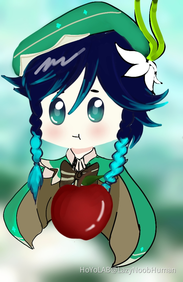 Smol Venti With Apple Genshin Impact | HoYoLAB