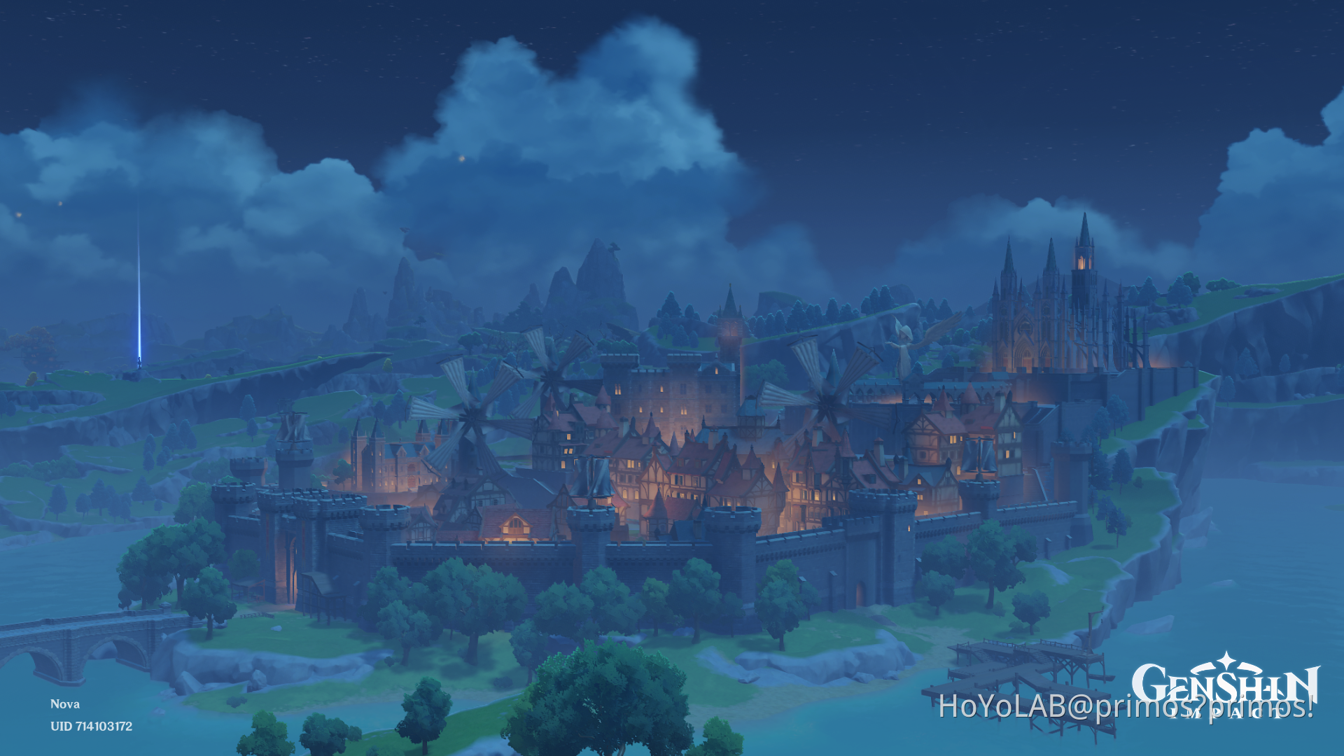 Mondstadt at Night Genshin Impact | HoYoLAB