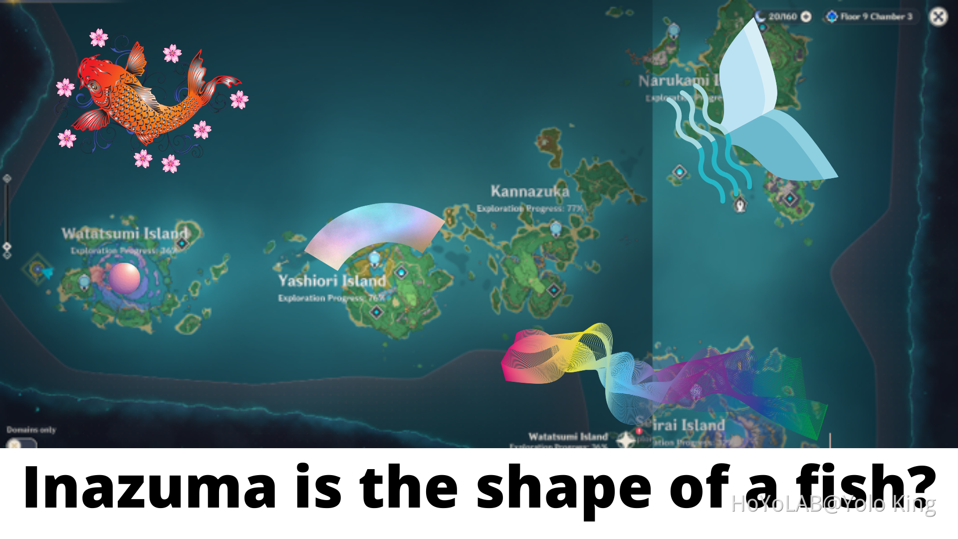 Inazuma is the shape of a Fish Genshin Impact | HoYoLAB