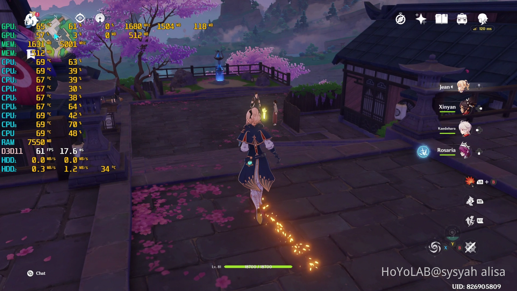 Just testing other msi laptop that how much usage this games run in ...