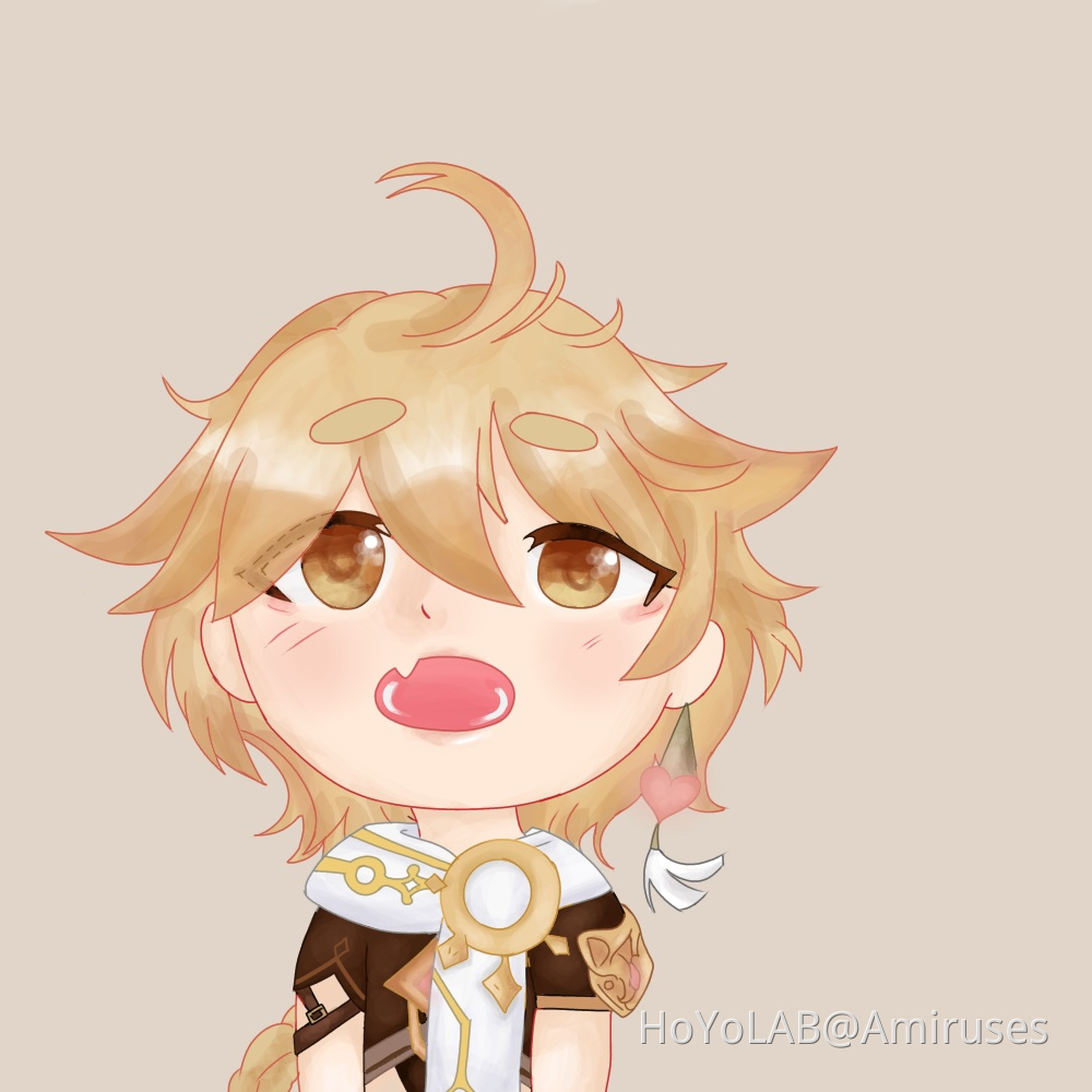 Boy traveler chibi art Genshin Impact | HoYoLAB