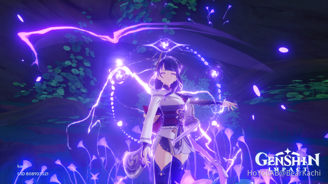 Raiden Shogun's fierce eyes Genshin Impact | HoYoLAB