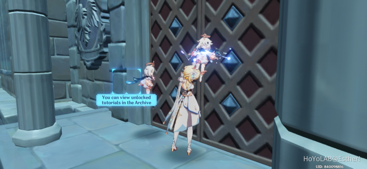 Paimon literally staying on two sides Genshin Impact | HoYoLAB