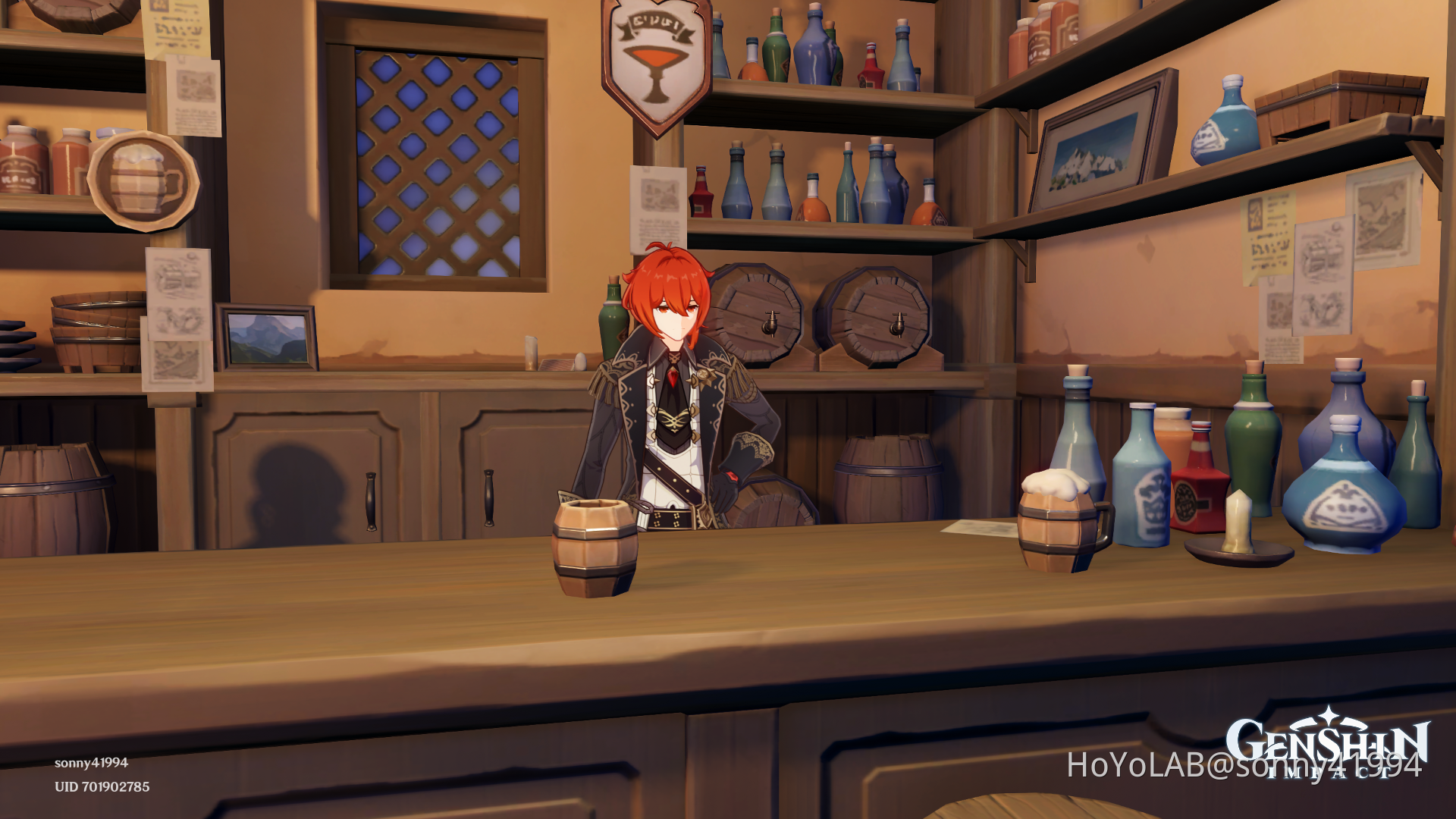 Diluc the Bartender Genshin Impact | HoYoLAB