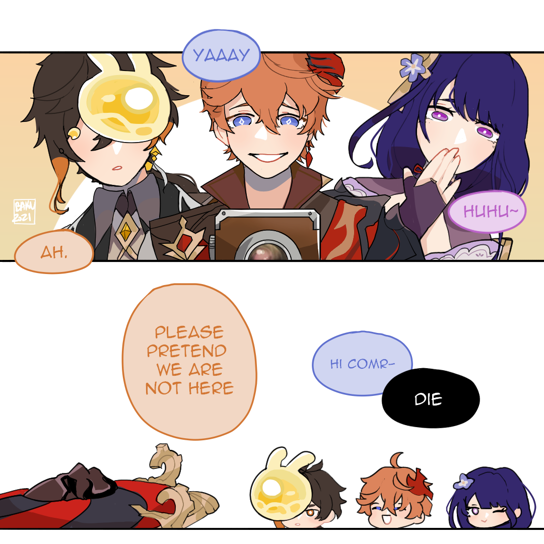 Scaramouche?! (4 pages comic) | Genshin Impact | HoYoLAB