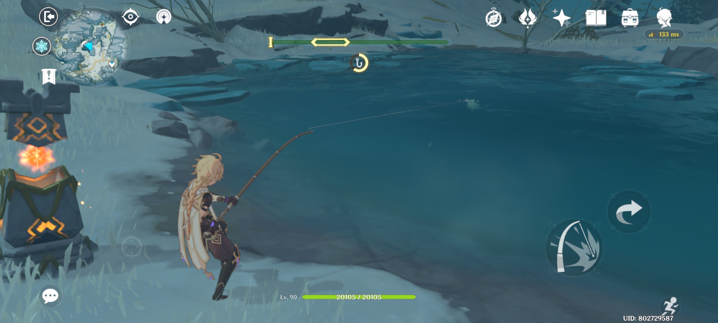 Catching a fish Genshin Impact | HoYoLAB