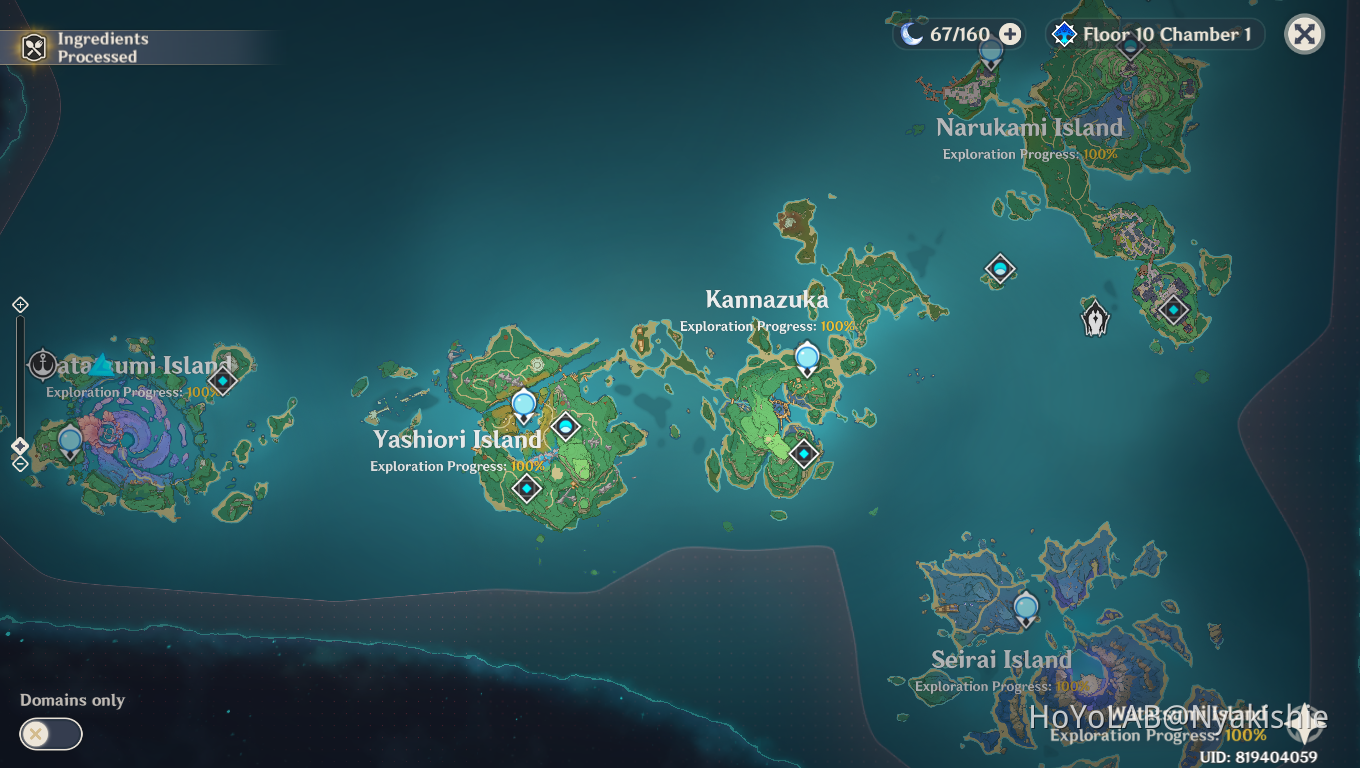 100% Complete Inazuma Genshin Impact | HoYoLAB