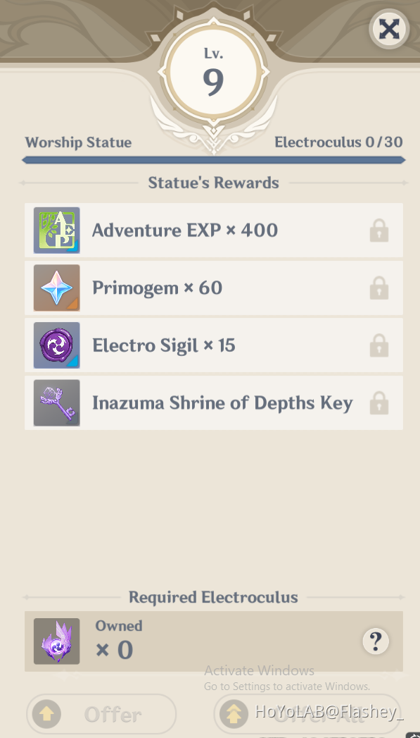 Statue max level Genshin Impact | HoYoLAB