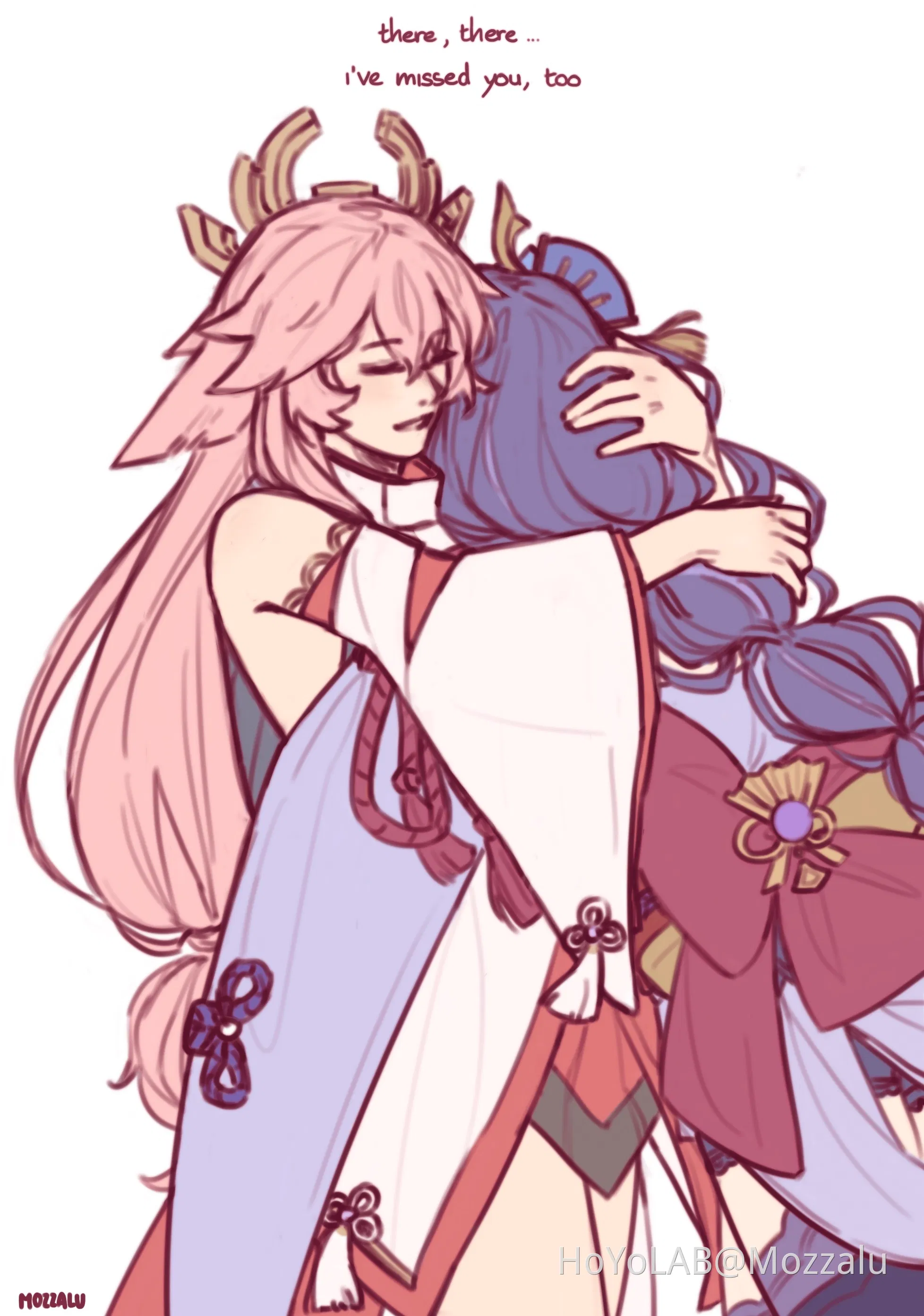 Reunited at last - yaebaal / eimiko fanart Genshin Impact | HoYoLAB