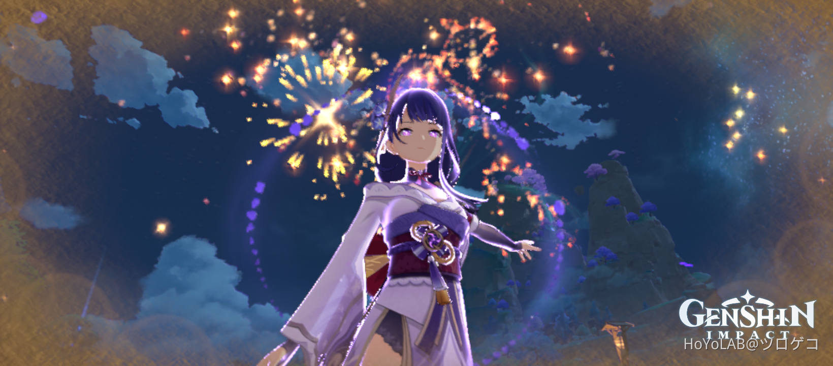 Shogun Sama with firework Genshin Impact | HoYoLAB