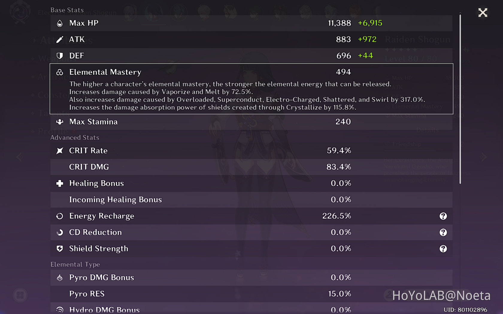 Raiden Shogun using Emblem Set (EM) Genshin Impact | HoYoLAB