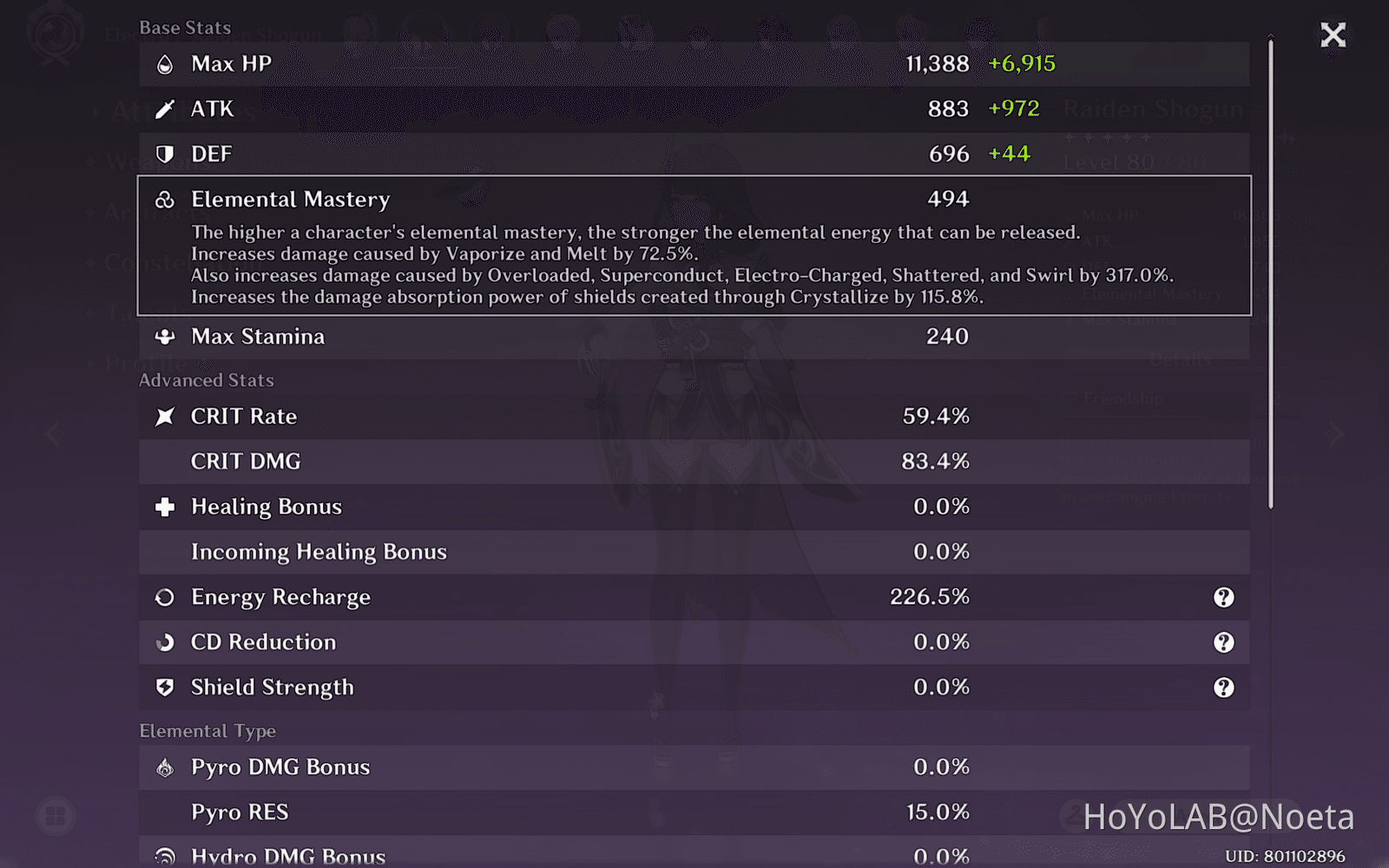 Raiden Shogun using Emblem Set (EM) Genshin Impact | HoYoLAB