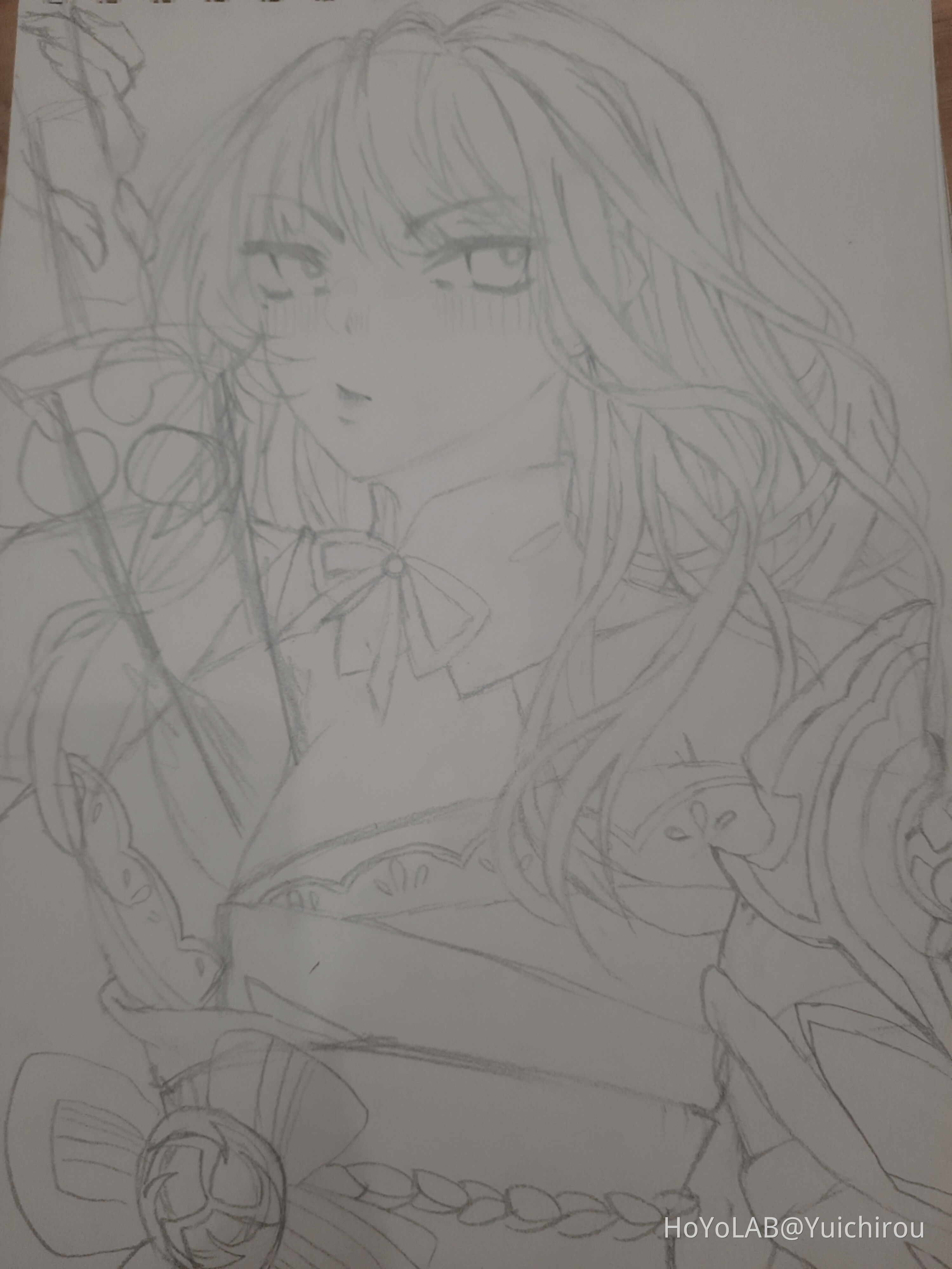 Raiden Shogun sketch Genshin Impact | HoYoLAB