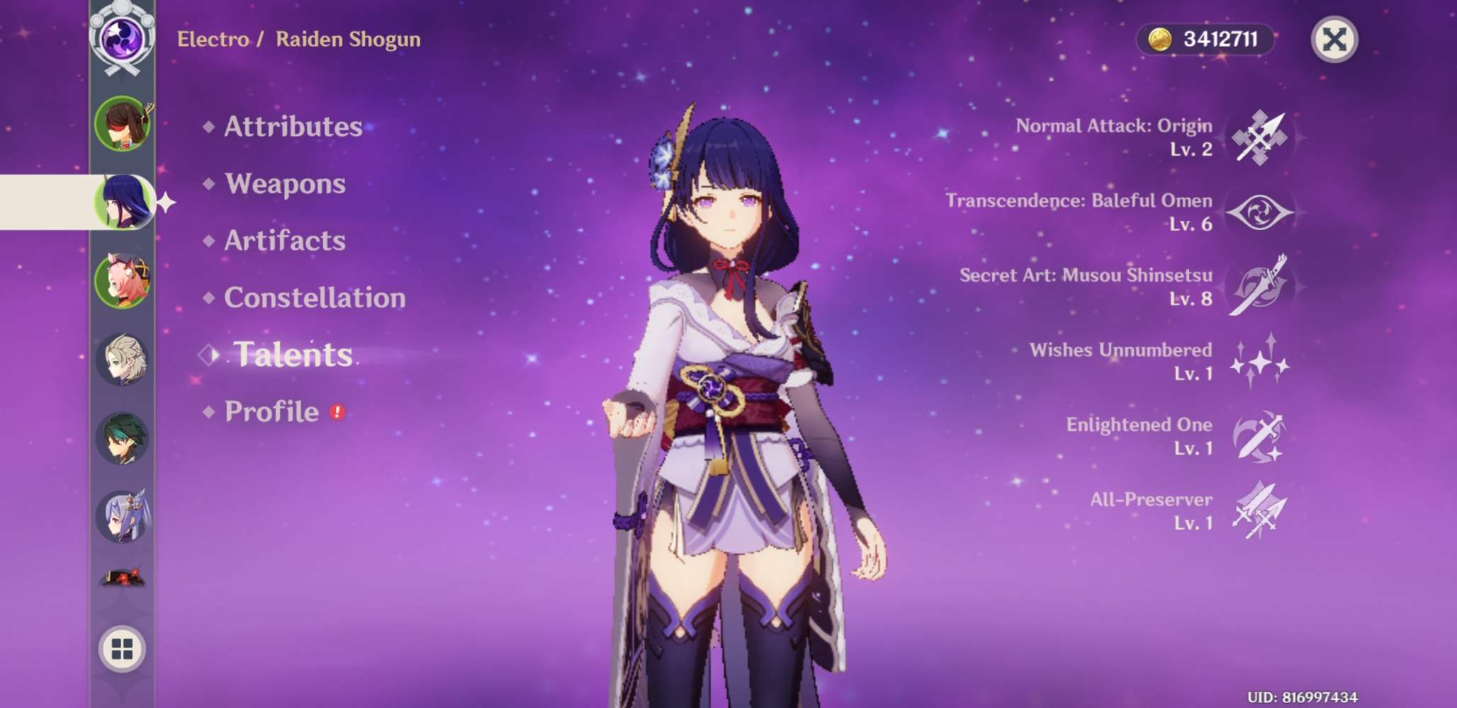 F2p C0 Raiden realistic take in Eula comp without Bennett Genshin ...